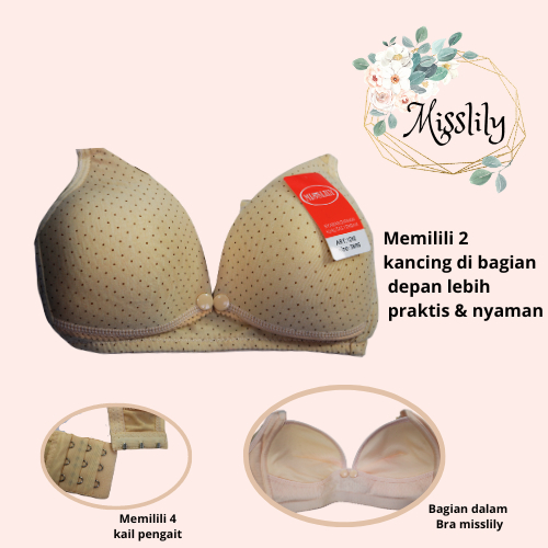 Jual BH Menyusui MISS LILY Kancing Depan | Bra Menyusui Tanpa Kawat ...