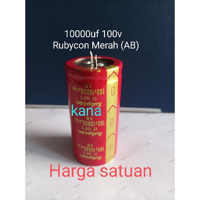 Jual Elco 10000uf 100v Rubycon Merah (AB) | Shopee Indonesia
