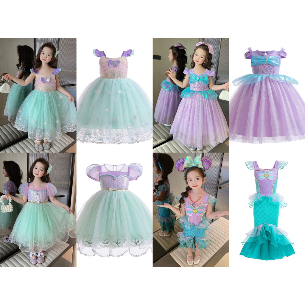 Jual Fairyland | Gaun Kostum Dress Putri Princess Little Mermaid Ariel ...