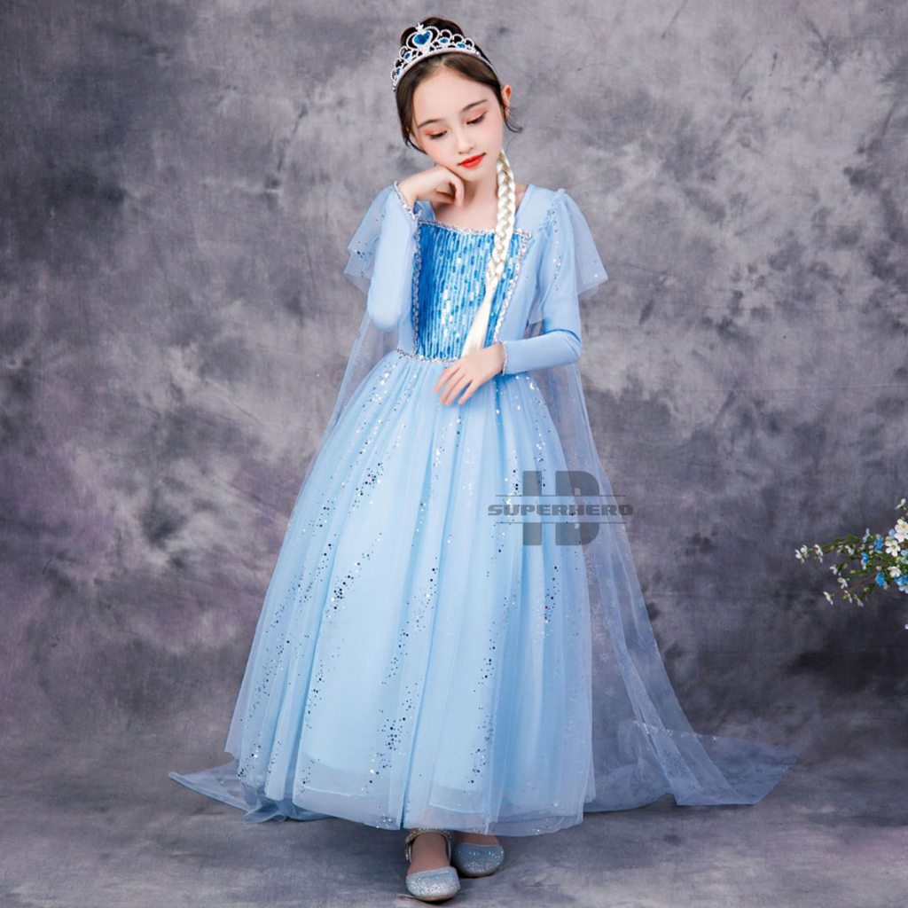 Jual DRESS FROZEN KARAKTER IMPORT BAJU COSTUME COSPLAY STELAN KOSTUM ...