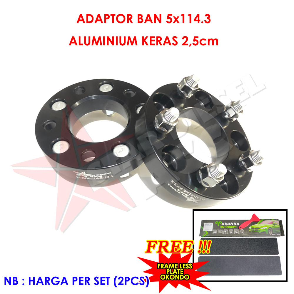 Jual ADAPTOR VELG LOBANG 5 ADAPTOR 5X114.3 MOBIL XPANDER HARRIER LEXUS ...