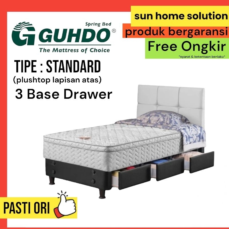 Jual Kasur Springbed GUHDO Standard 3 Base Drawer Laci Bawah | Shopee Indonesia