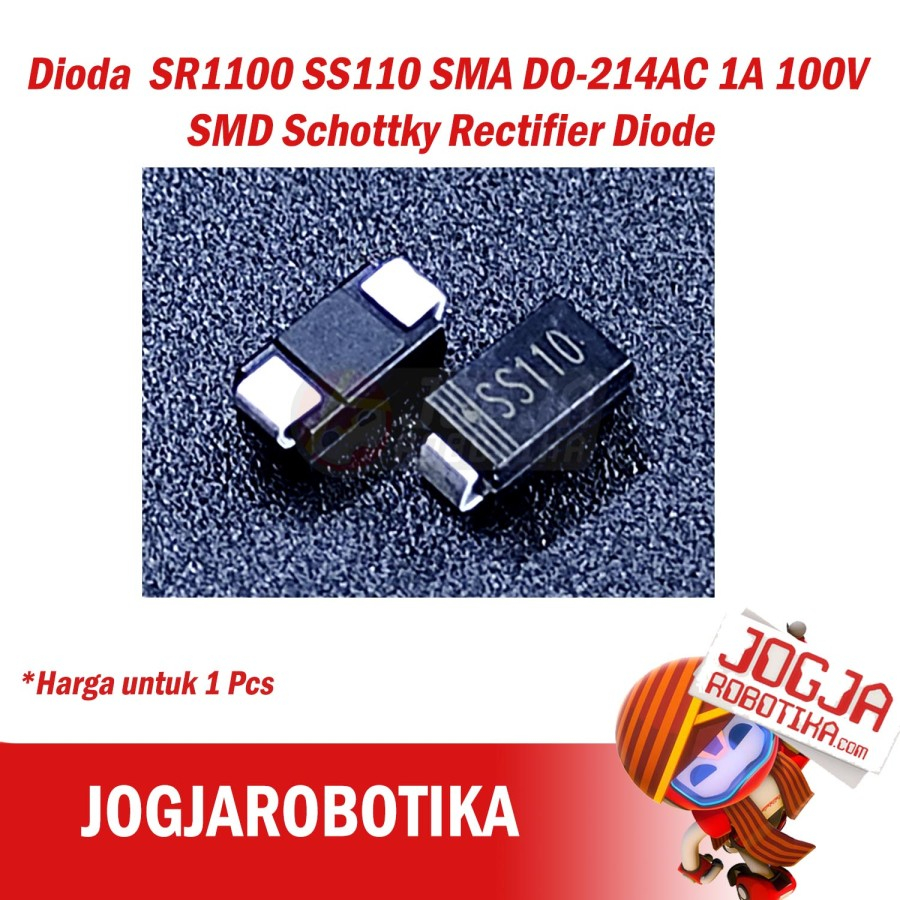 Jual Dioda SR1100 SS110 SMA DO-214AC 1A 100V SMD Schottky Rectifier Diode | Shopee Indonesia