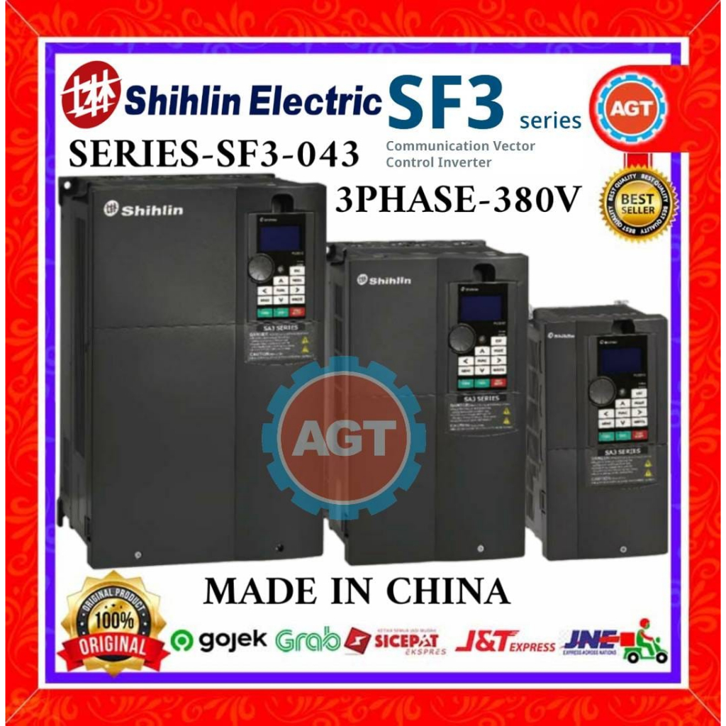 Jual SF3-043 55KW 75HP 3PHASE 380V INVERTER SHIHLIN - FAN & PUMP ...