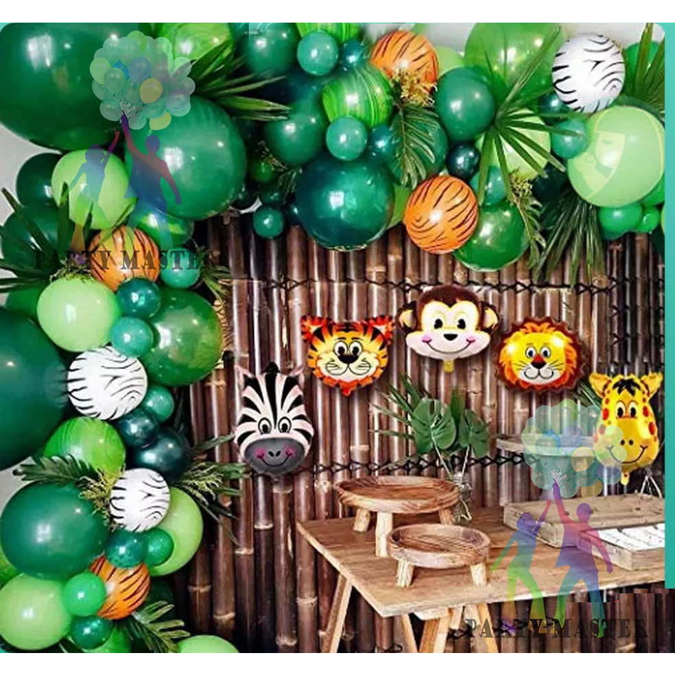 Jual Hutan Jungle Pesta Animal Balon Garland Perlengkapan Pesta ...