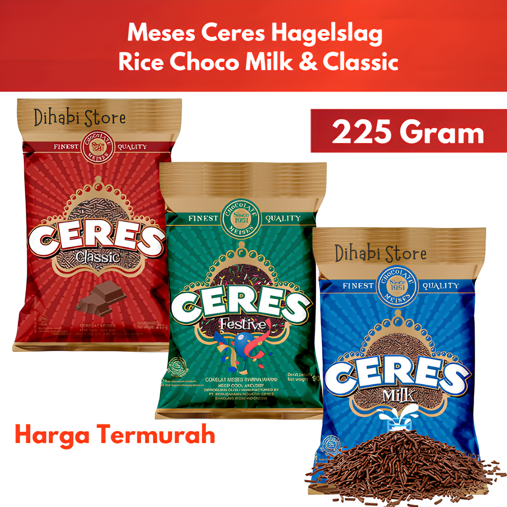 Jual Meses Ceres Hagelslag Cokelat Meises Classic / Mesis Milk 200 Gram ...