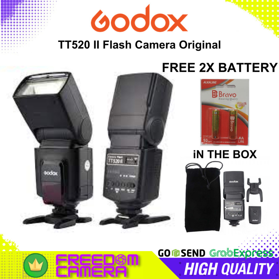 Jual Godox TT520 II Flash Camera Original | Shopee Indonesia