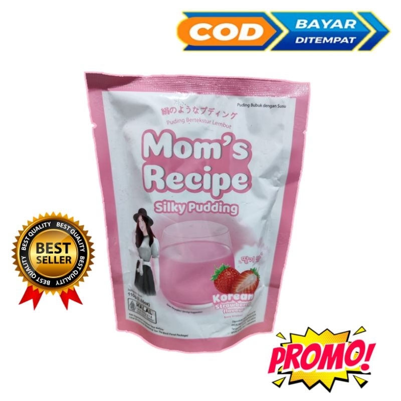 Jual silky pudding mom's rasa korean strawberry 110g | Shopee Indonesia