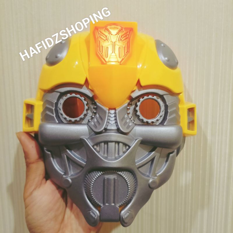 Jual Topeng Figure BumbleBee Robot Transformer Lampu dan Suara Sensor ...
