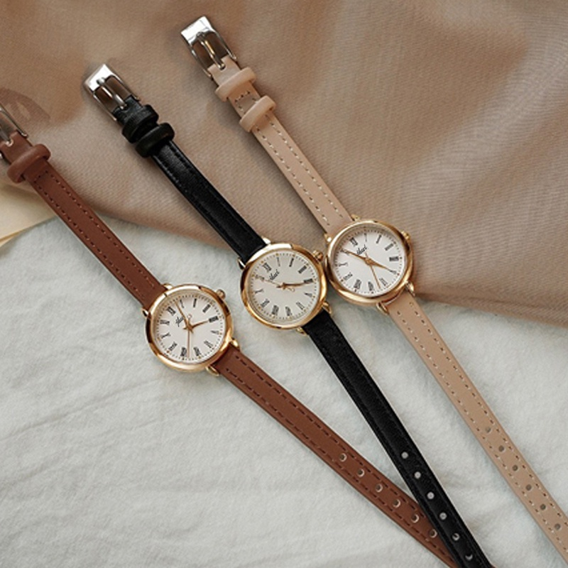 Jual Jam Tangan Mini Casual Wanita Analog Kecil Dial Bulat Dengan Strap ...