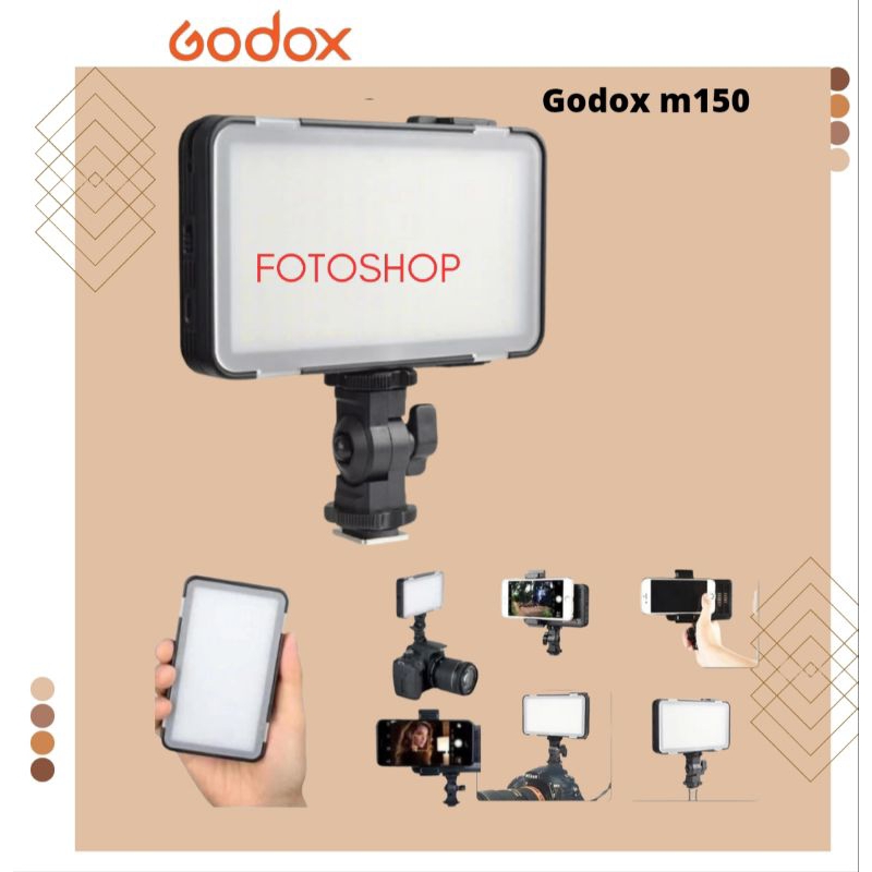 Jual LAMPU LED GODOX M150 VIDEO LIGHT FOR SMARTPHONE CAMERA | Shopee ...