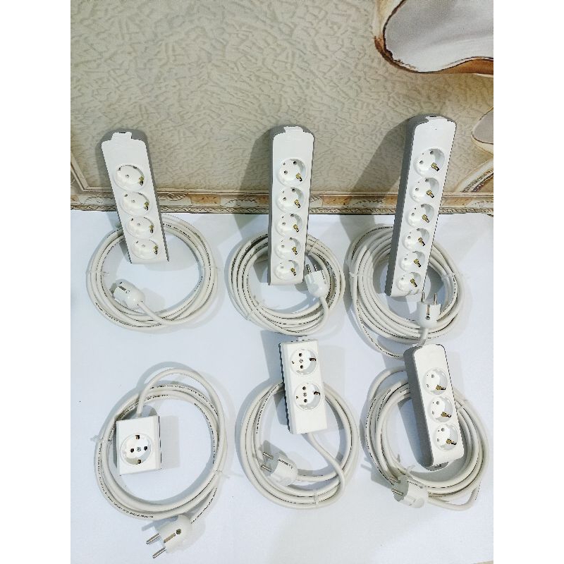 Jual Stopkontak Broco 1-6 lubang+kabel KAWAT SNI 2 x 1.5 /1-10 meter ...