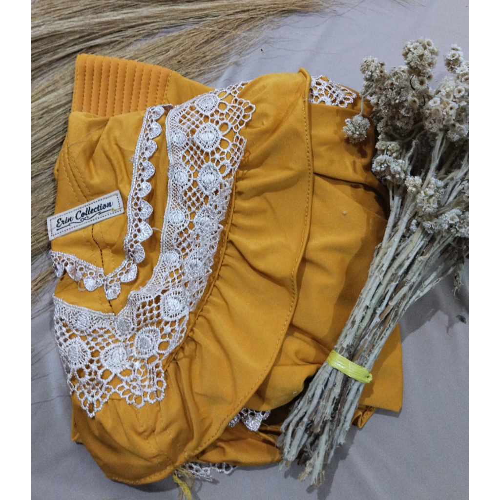 Jual JILBAB INSTAN JESEY/JILBAB RENDA INSTAN /JILBAB RENDA MEWAH ERIN ...