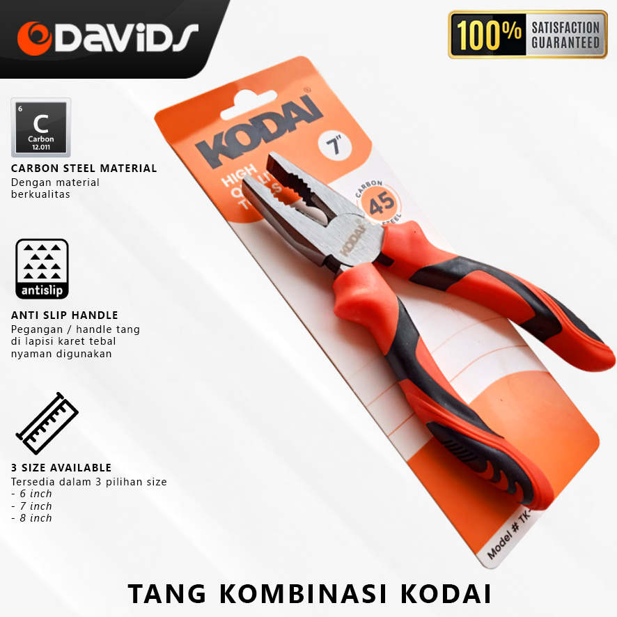 Jual Tang Kombinasi Multifungsi Serbaguna Kodai Peralatan Tukang 6 7 8 ...