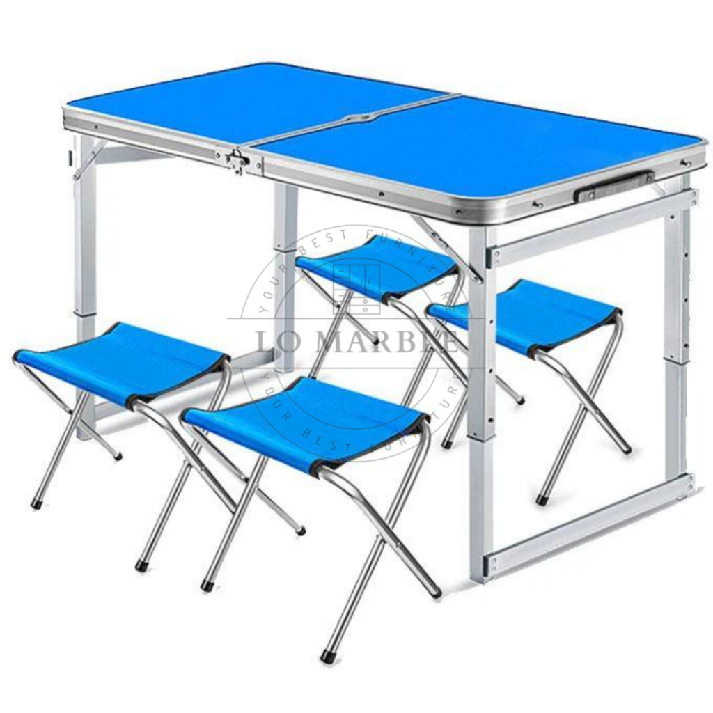Jual Meja Lipat Plus Kursi / Meja Portable / Folding Table Portable ...