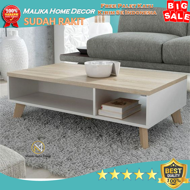 Jual mt19 meja tamu minimalis modern meja serbaguna meja sofa | Shopee ...