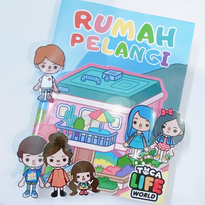 Jual Mainan edukasi Tocaboca (Edisi 1), Mainan bongkar pasang kertas ...