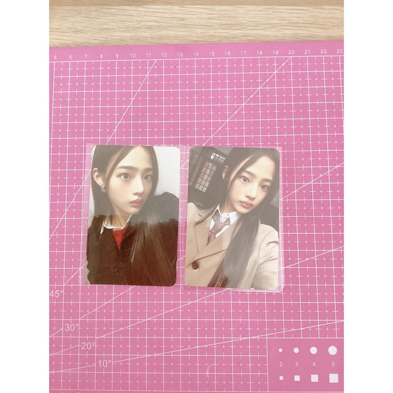 Jual minji uniform beige minji uniform black photocard newjeans weverse ...