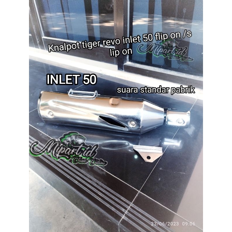 Jual SILINCER KNALPOT TIGER REVO Inlet 50 slip on | Shopee Indonesia