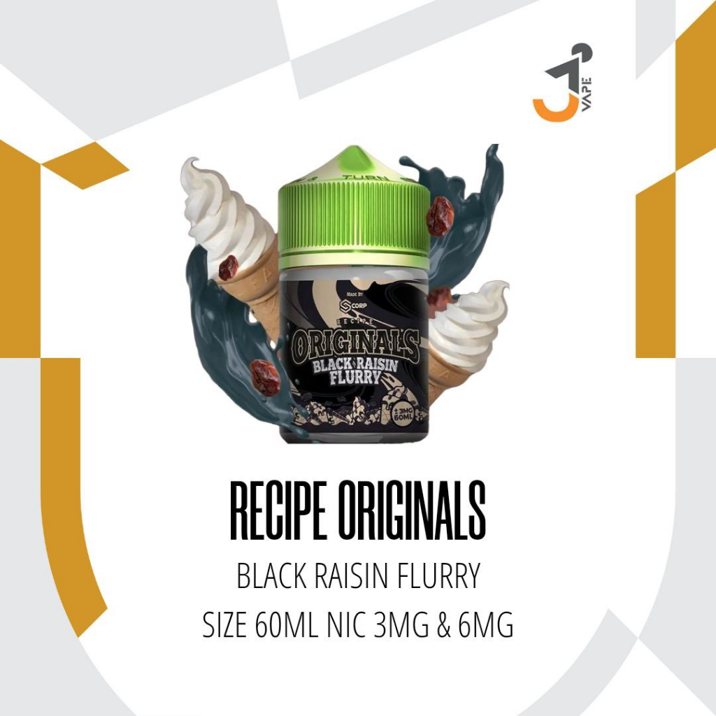 Jual RECIPE ORIGINALS V2 BLACK RAISIN FLURRY 60ML BY SS CORP E-LIQUID ...