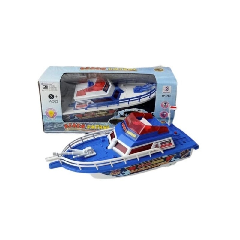 Jual Mainan Beach Patrol Boat Perahu Pantai | Shopee Indonesia