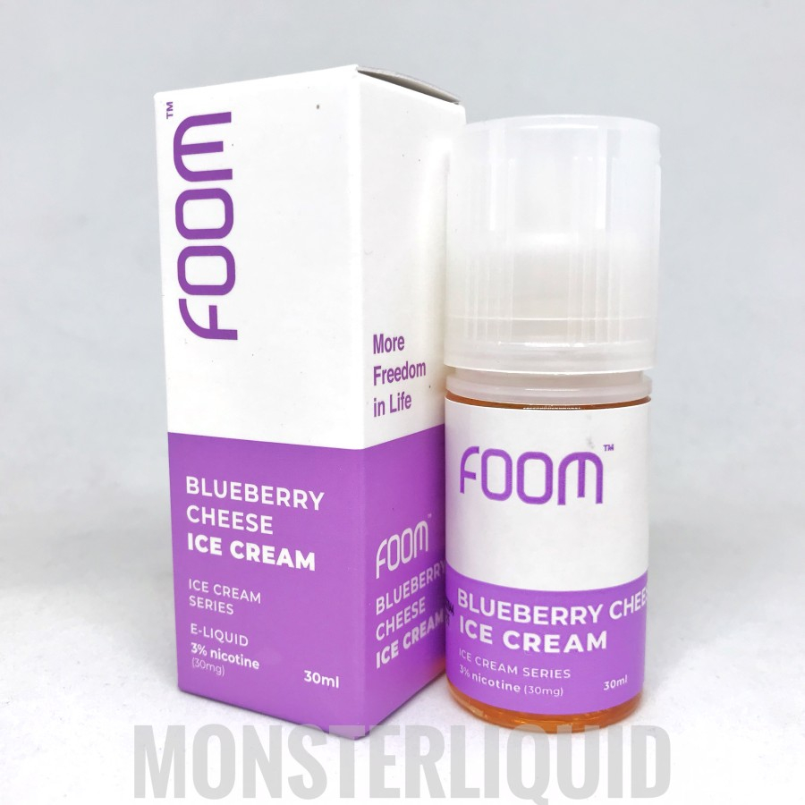 Jual SALT FOOM BLUEBERRY CHEESE ICE CREAM BY FOOM 30MG 30ML | Shopee ...