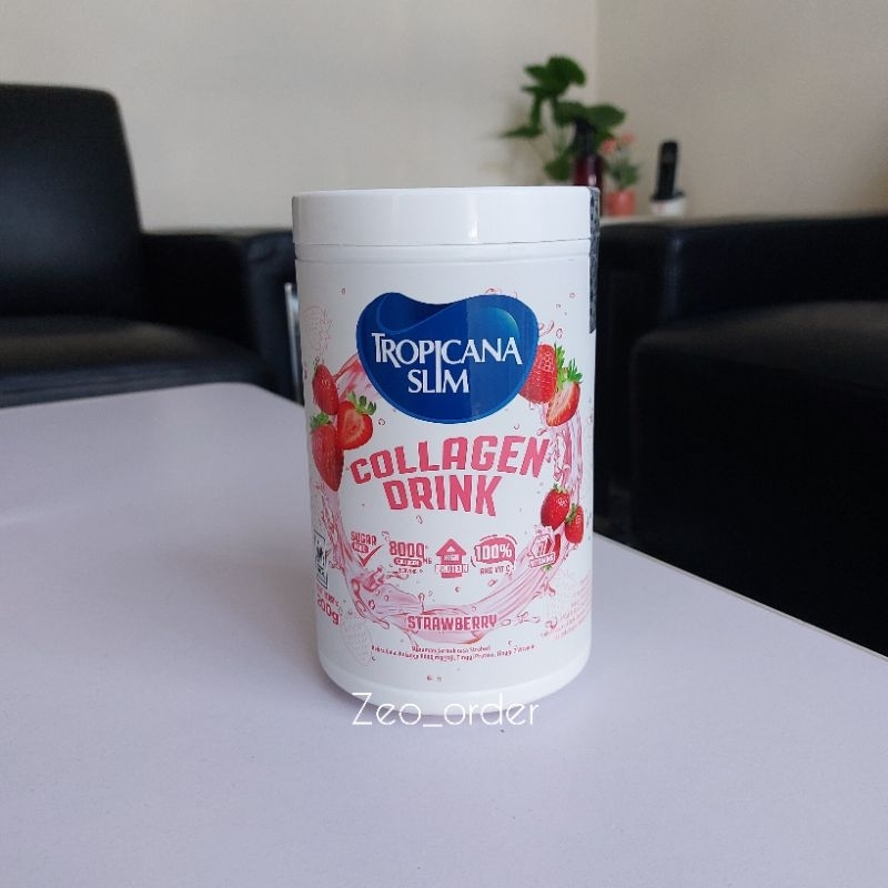 Jual Tropicana Slim Collagen Drink Strawberry Kolagen | Shopee Indonesia