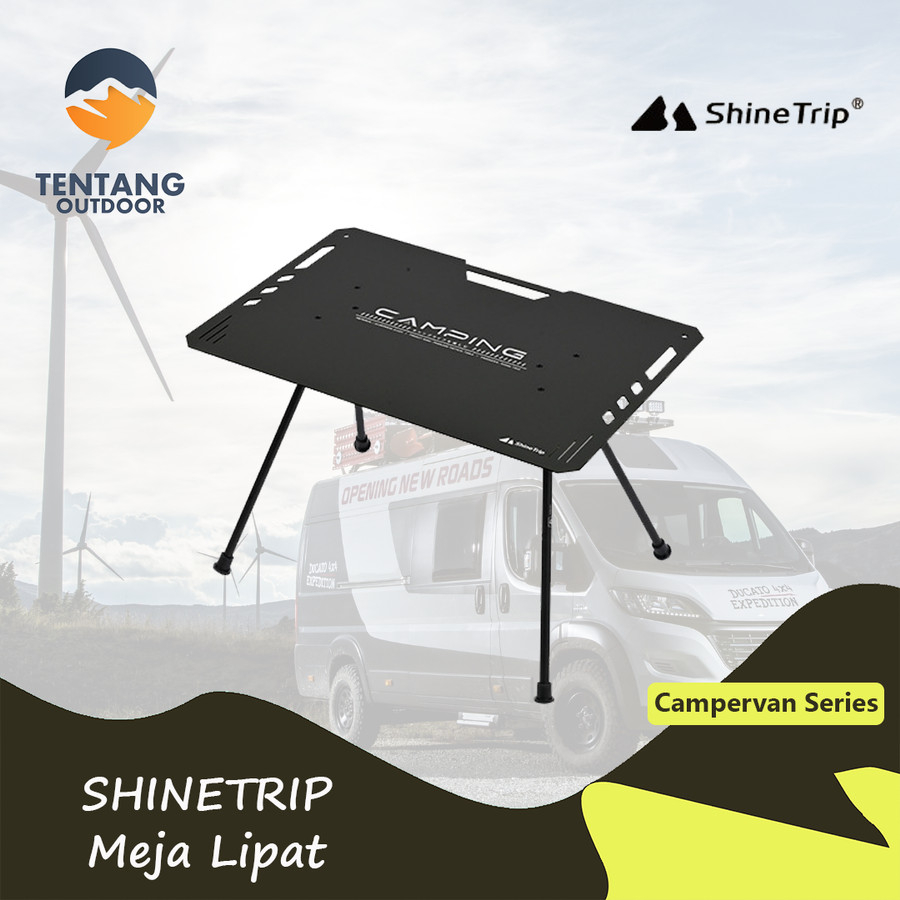 Jual SHINETRIP Meja Lipat Portable Tactical With Hanging Lamp Camping ...