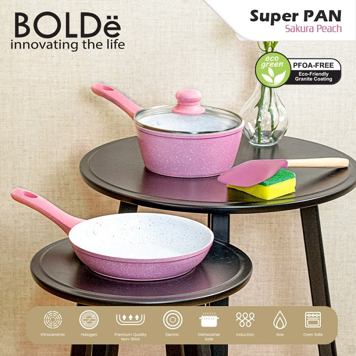 Jual BOLDe SUPER PAN BOLDE SAKURA PEACH 5 PCS SET ANTI LENGKET | Shopee ...