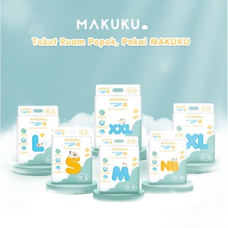 Jual MAKUKU COMFORT FIT diapers anak | Shopee Indonesia