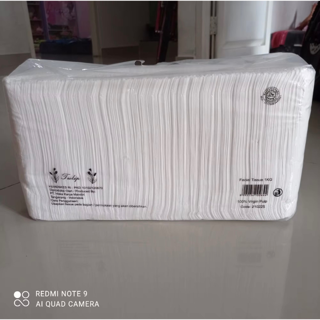 Jual Tissue TULIP Facial 1 Kg / Facial Tissue 1000 Gram | Shopee Indonesia