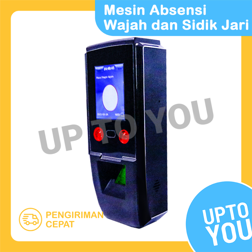 Jual Mesin Absensi Sensor Suhu Wajah Infra Red dan Sidik Jari Touch ...