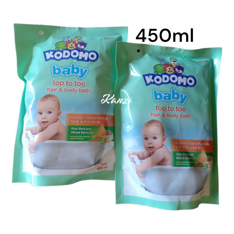 Jual kodomo baby top to toe hair&body bath 450ml | sabun&sampo bayi | Shopee Indonesia