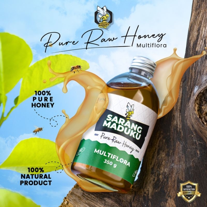 Jual Sarang Maduku - Madu Multiflora - Madu Asli - Madu Murni Raw Honey - Madu Asli 100% Tanpa ...