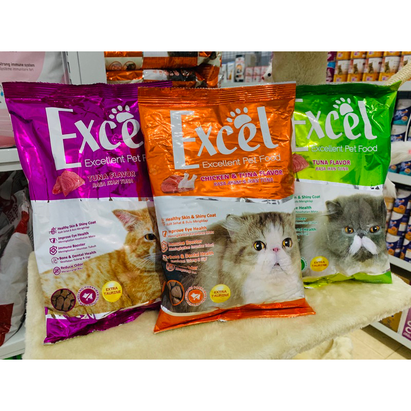 Jual 500gr Excel-Makanan Kering kucing (Dry Food) | Shopee Indonesia