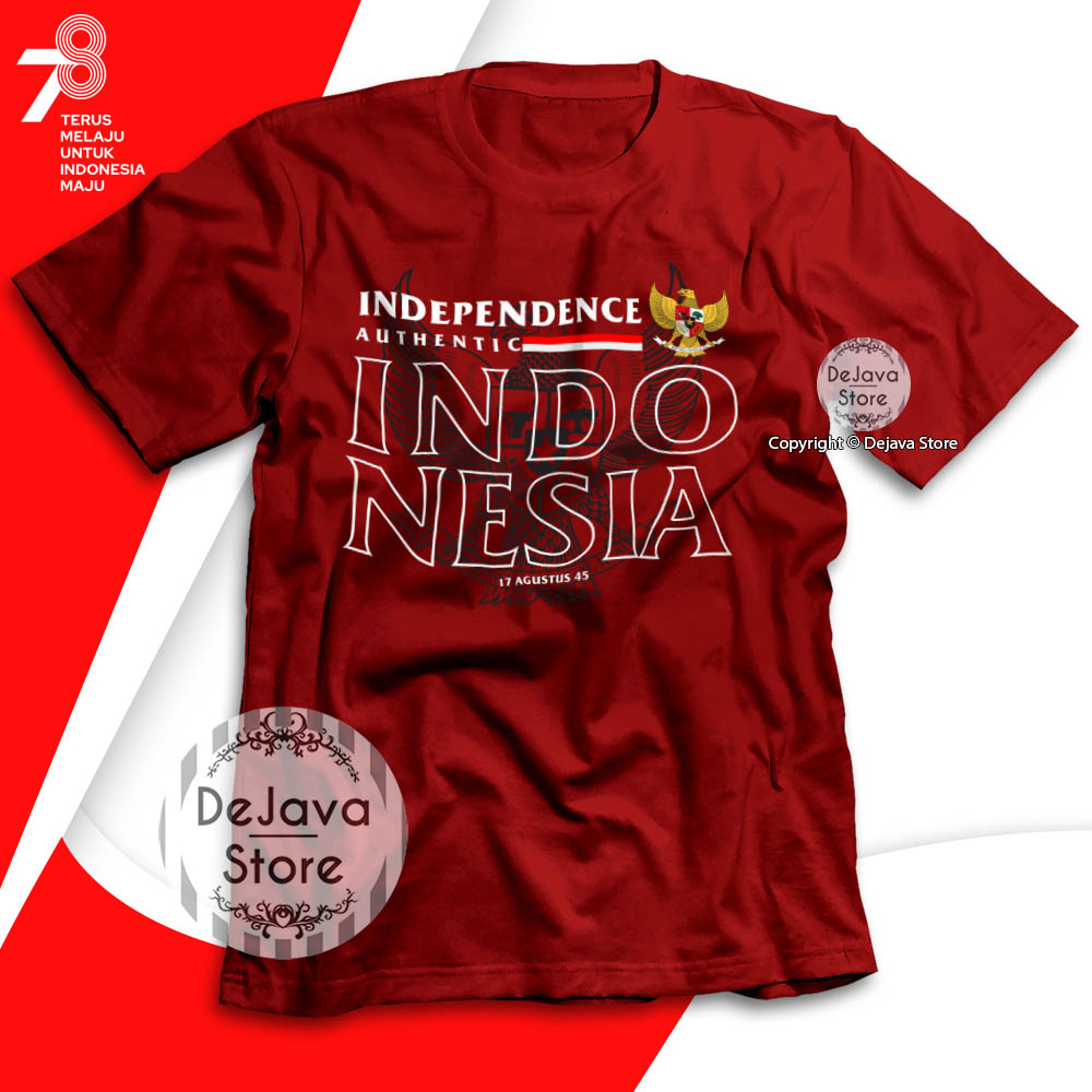 Jual Kaos HUT RI 78 Kemerdekaan Indonesia Independence 1945 Baju Seragam Panitia Agustusan - 17 ...
