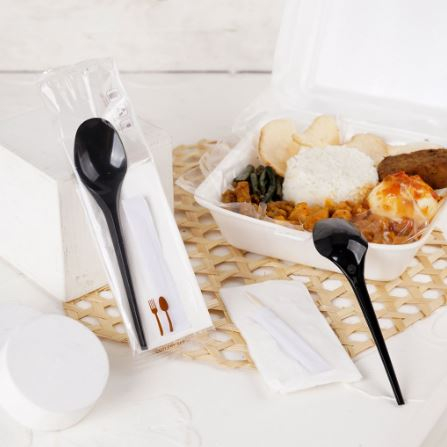 Jual Sendok Garpu Tisu Tusuk Gigi Set Steril Higienis / Set Sendok ...