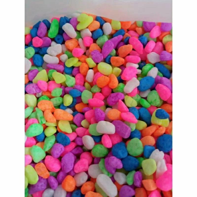 Jual 1kg Batu Taiwan Asli Batu Warna Warni Hiasan Aquarium Aquascape ...