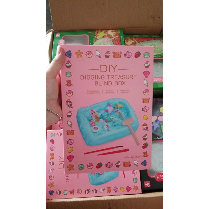 Jual Mainan diy gali harta karun/treasure hunter/ digging blind box ...