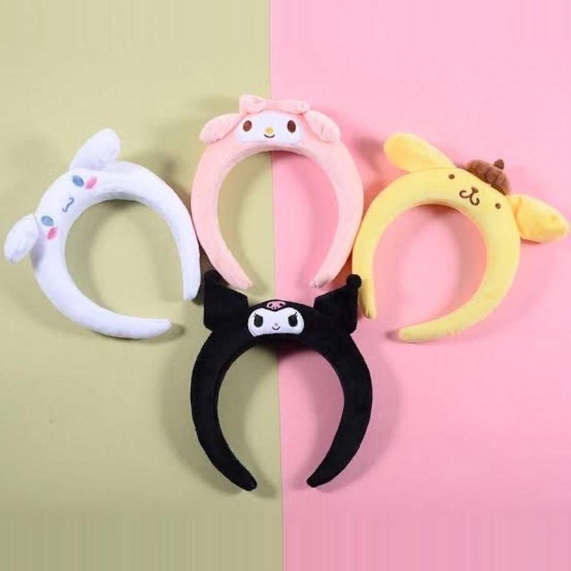 Jual HEADBAND SANRIO | BANDO SANRIO Cinnamoroll Melody Pompom Kuromi ...