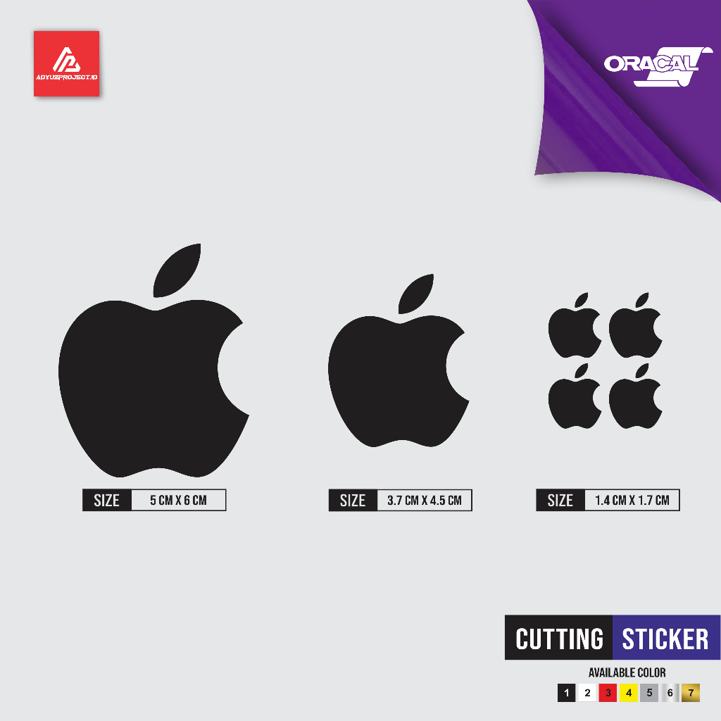 Jual Stiker Cutting Logo Apple Iphone | Shopee Indonesia