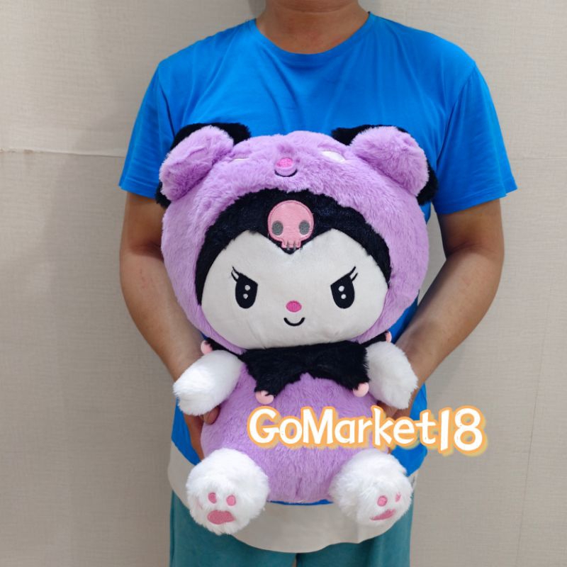 Jual Bantal dan Boneka Sanrio Kuromi My Melody Cinnamoroll Pompompurin Rainbow Lembut Soft ...