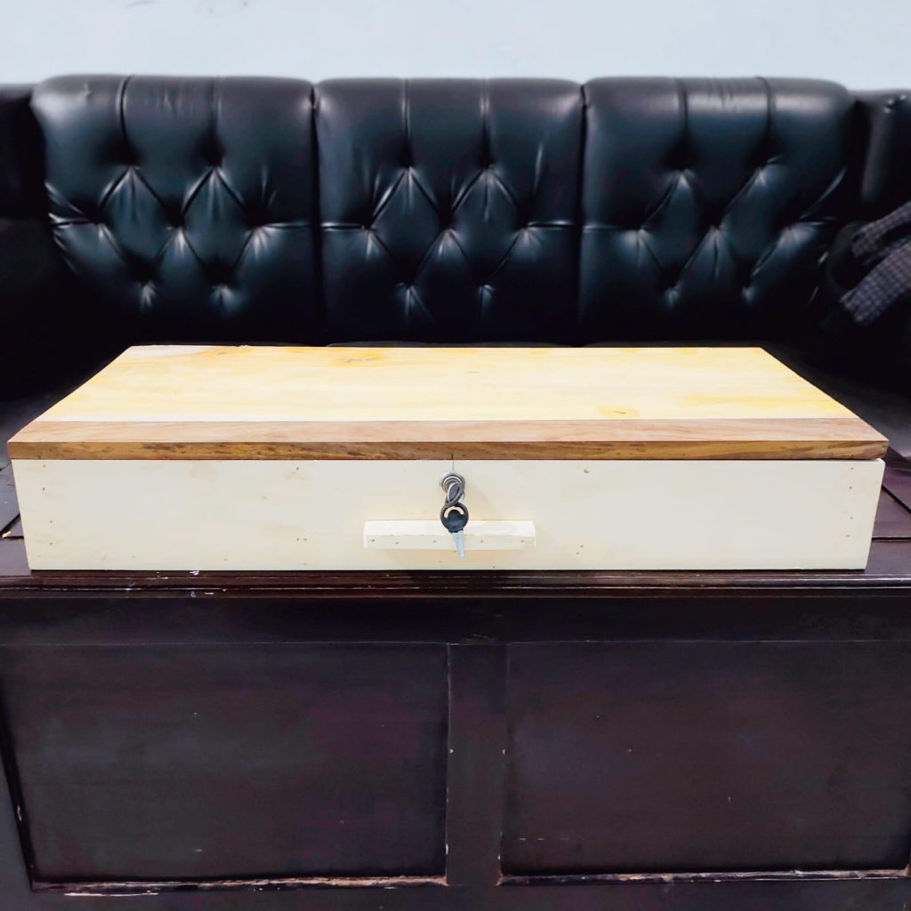 Jual Rak Kasir Jumbo Cash Drawer Laci Uang 70x30x11 Cm Kayu Jati ...