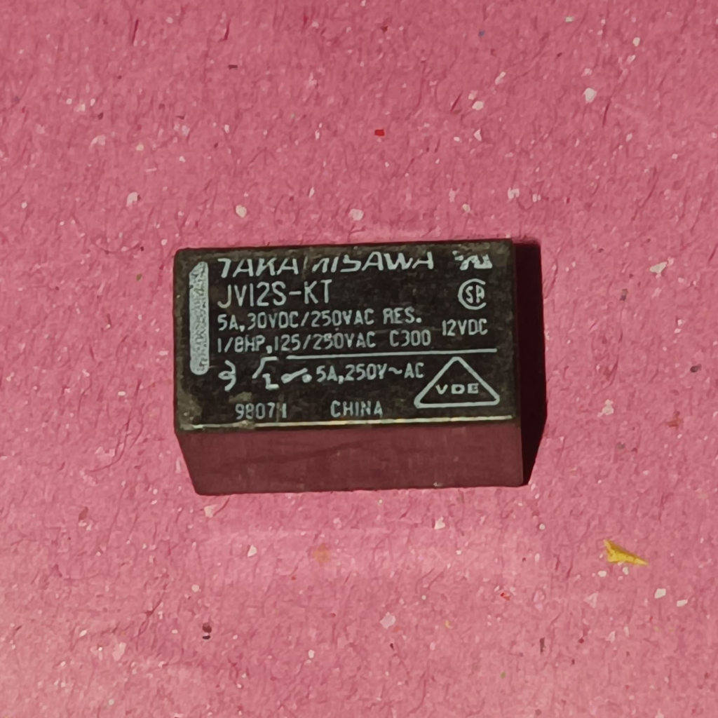 Jual New Original TAKAMISAWA JV12S-KT JV-12S-KT 12VDC 4Pin 5A30VDC 250VAC Mantaaabbbb | Shopee ...