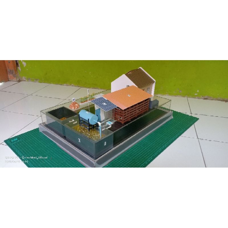 Jual Maket miniatur rangkaian instalasi biogas. | Shopee Indonesia