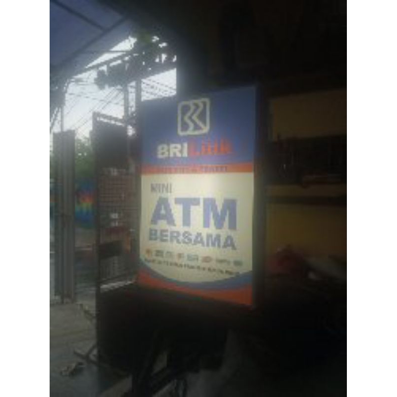 Jual Neon Box ATM BRI Ukuran 80cm x 60cm (2sisi) | Shopee Indonesia