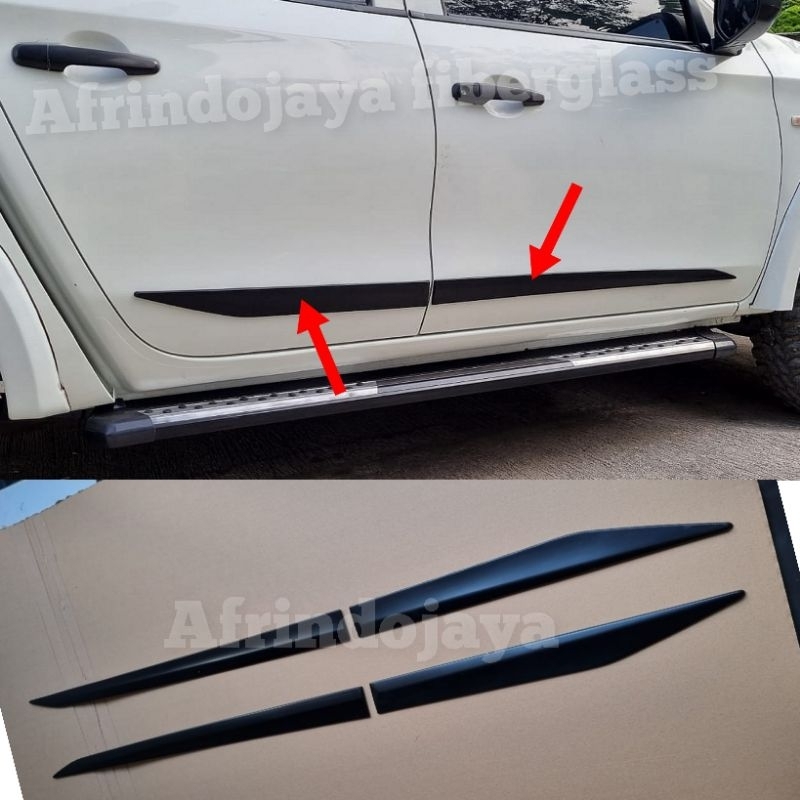 Jual Side Body Moulding Strada Triton | Shopee Indonesia