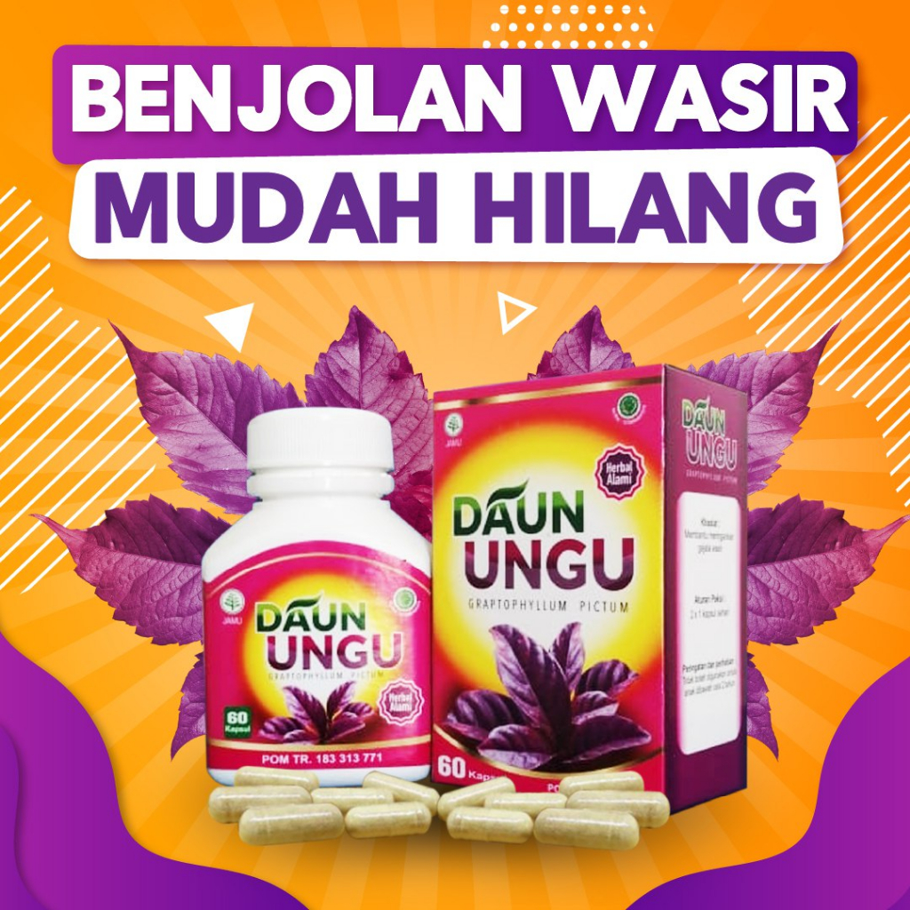 Jual 𝐀𝐠𝐞𝐧 𝐑𝐞𝐬𝐦𝐢 - 𝐊𝐀𝐏𝐒𝐔𝐋 𝐃𝐀𝐔𝐍 𝐔𝐍𝐆𝐔 Obat Herbal Wasir, Ambeien, Susah ...