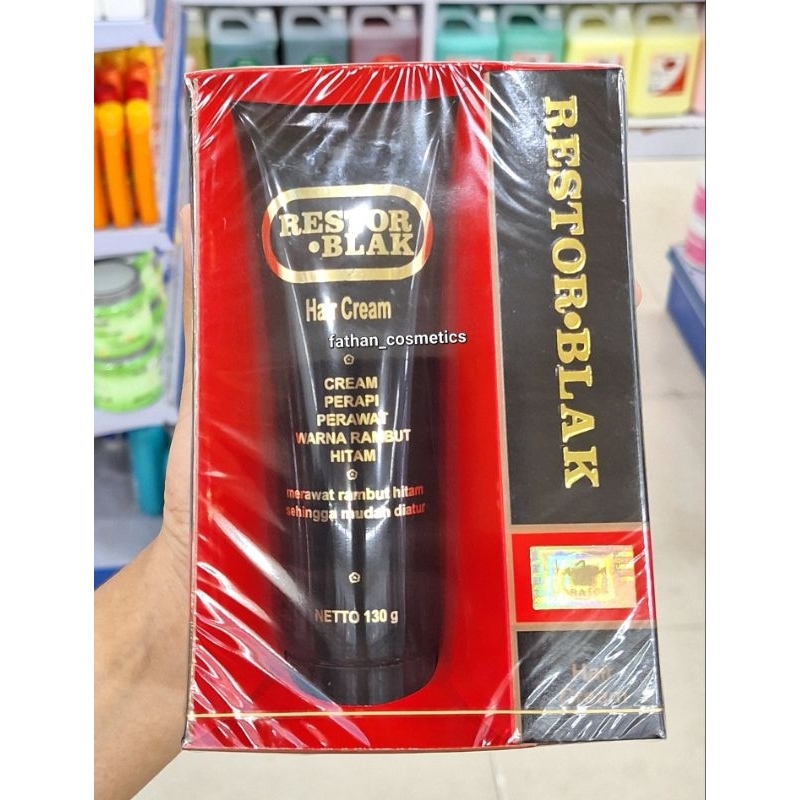 Jual Restor Blak Hair Cream||130gr | Shopee Indonesia