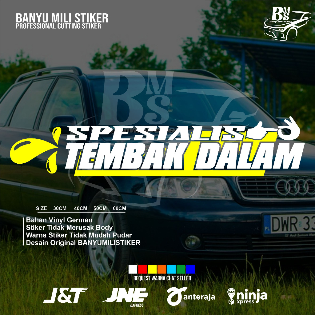 Jual Stiker kaca mobil spesialis tembak dalam stiker variasi mobil ...